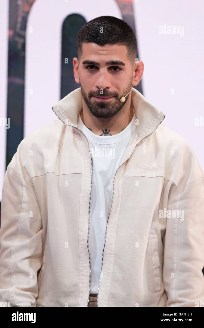 UFC fighter Ilia Topuria attends to Presentation of WOW 17 at Movistar ...