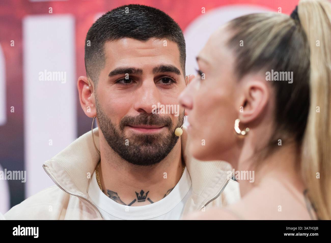 UFC fighter Ilia Topuria attends to Presentation of WOW 17 at Movistar ...