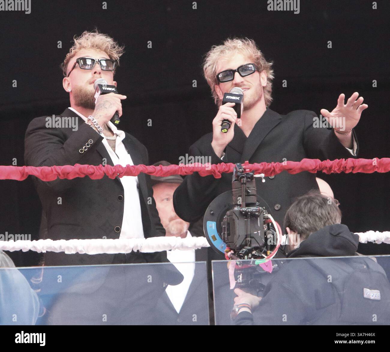 March 26, 2025 Jake Paul and Logan Paul attend Max original reality ...
