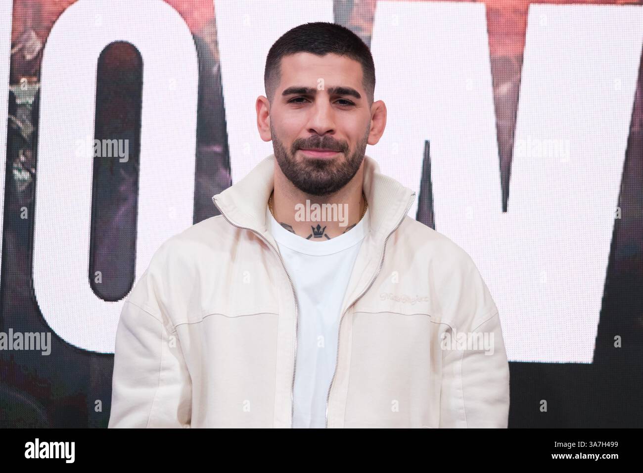 UFC fighter Ilia Topuria attends to Presentation of WOW 17 at Movistar ...