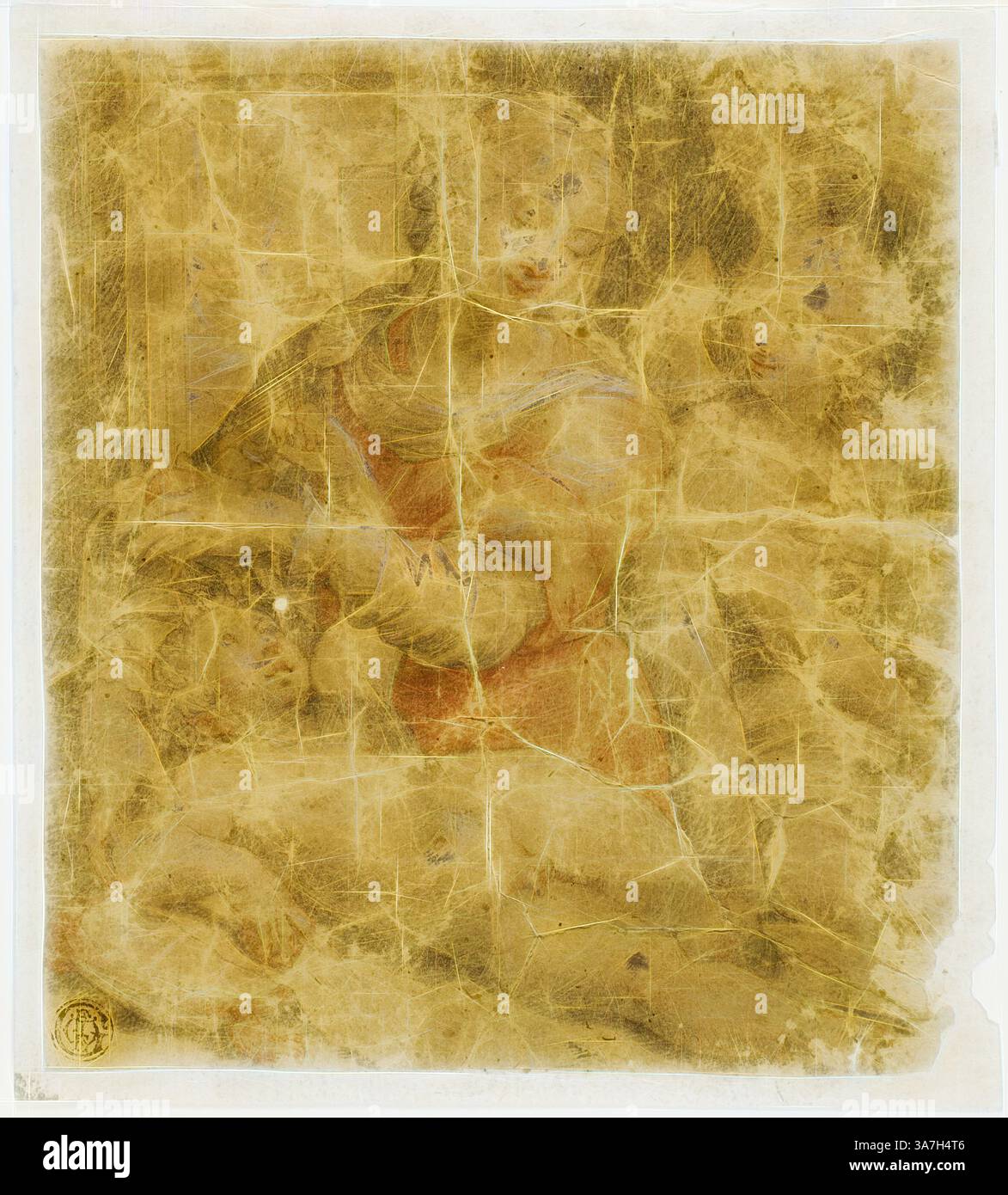 A series of figures are depicted in a dynamic composition, showcasing a ...
