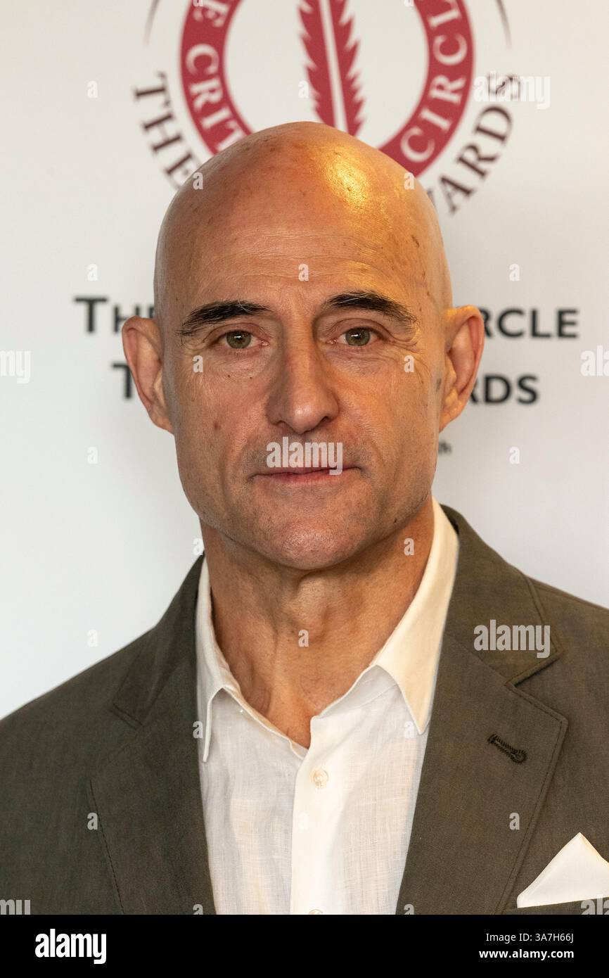 London, UK. 27 March 2025. Mark Strong at the Drama section of the ...