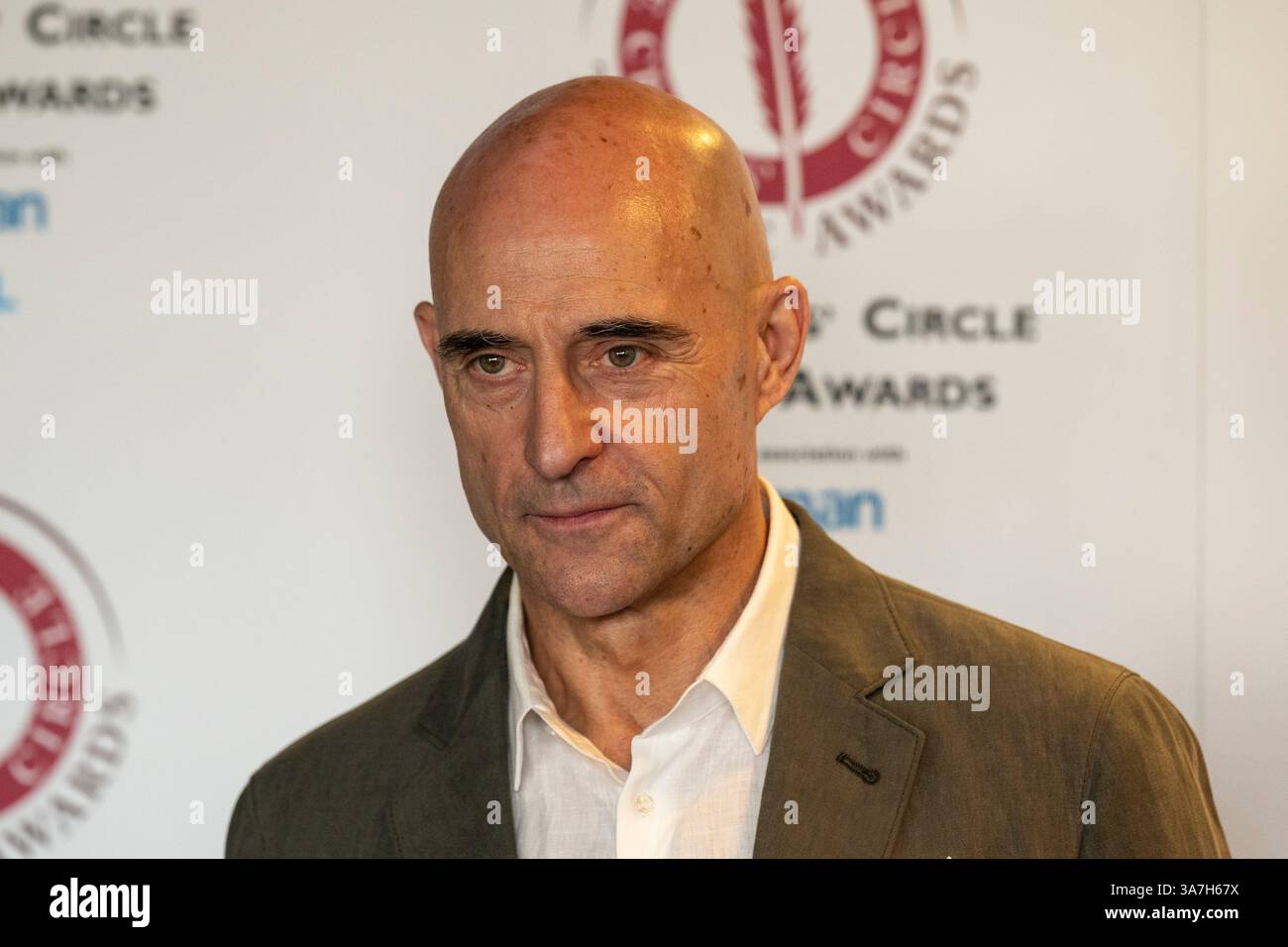 London, UK. 27 March 2025. Mark Strong at the Drama section of the ...