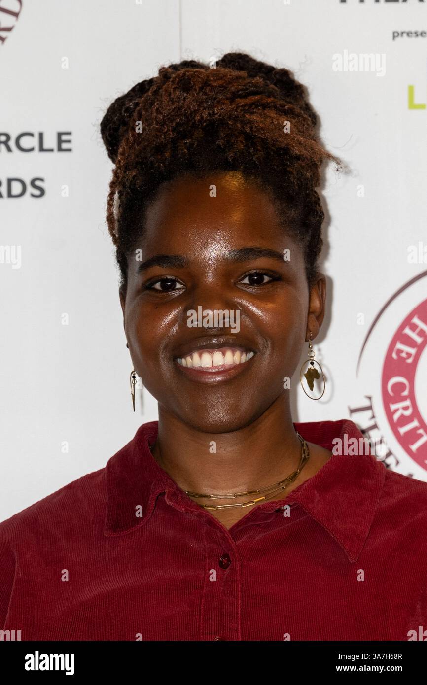 London, UK. 27 March 2025. Francesca Amewudah-Rivers, winner The Jack ...