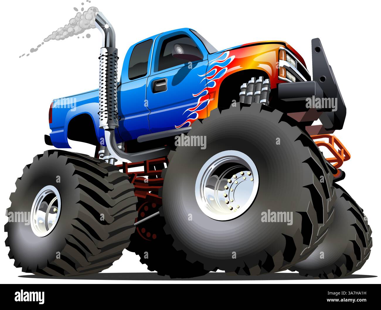 Cartoon monster truck hi-res stock photography and images - Alamy