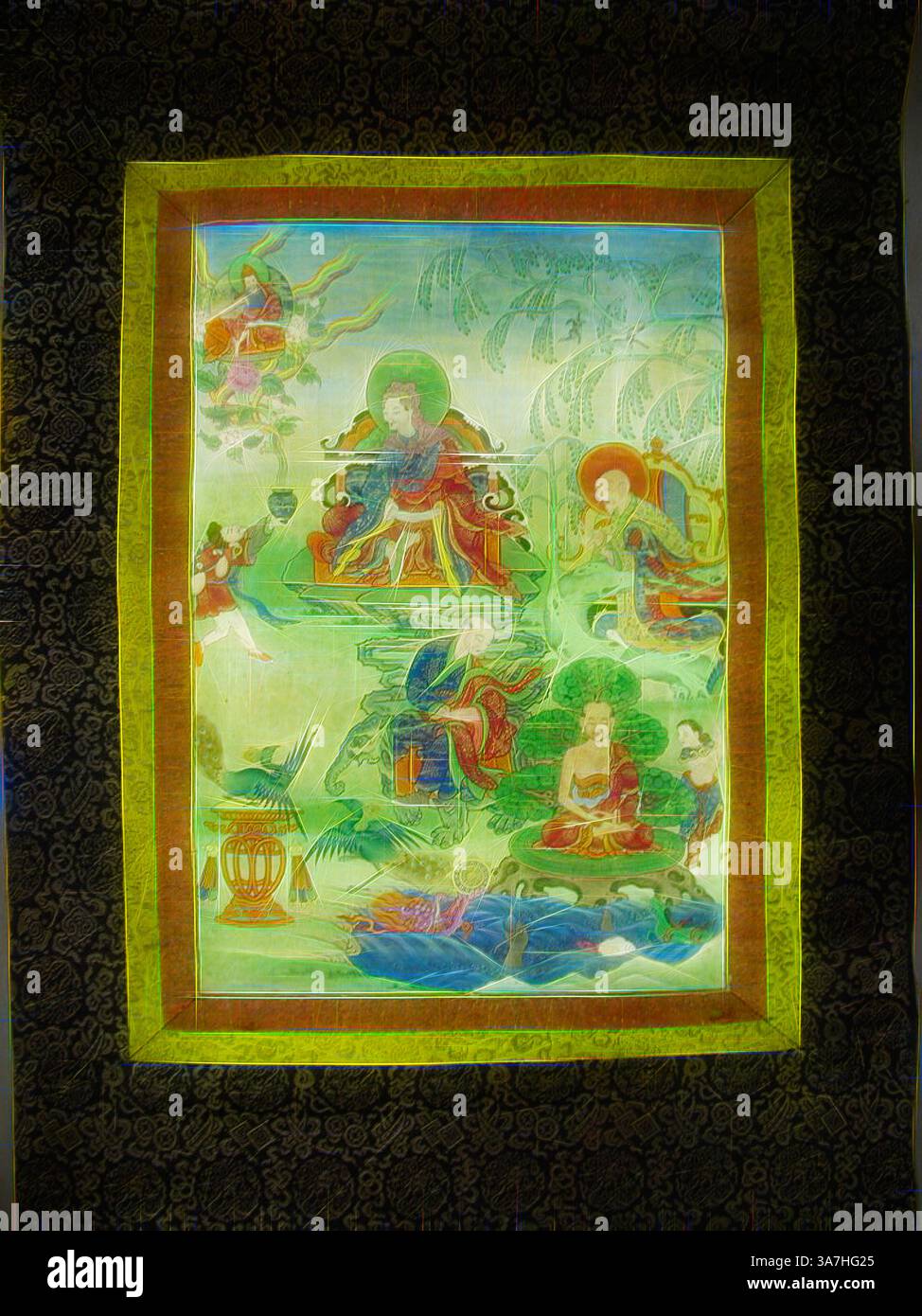 Vibrant depiction of various deities hi-res stock photography and ...