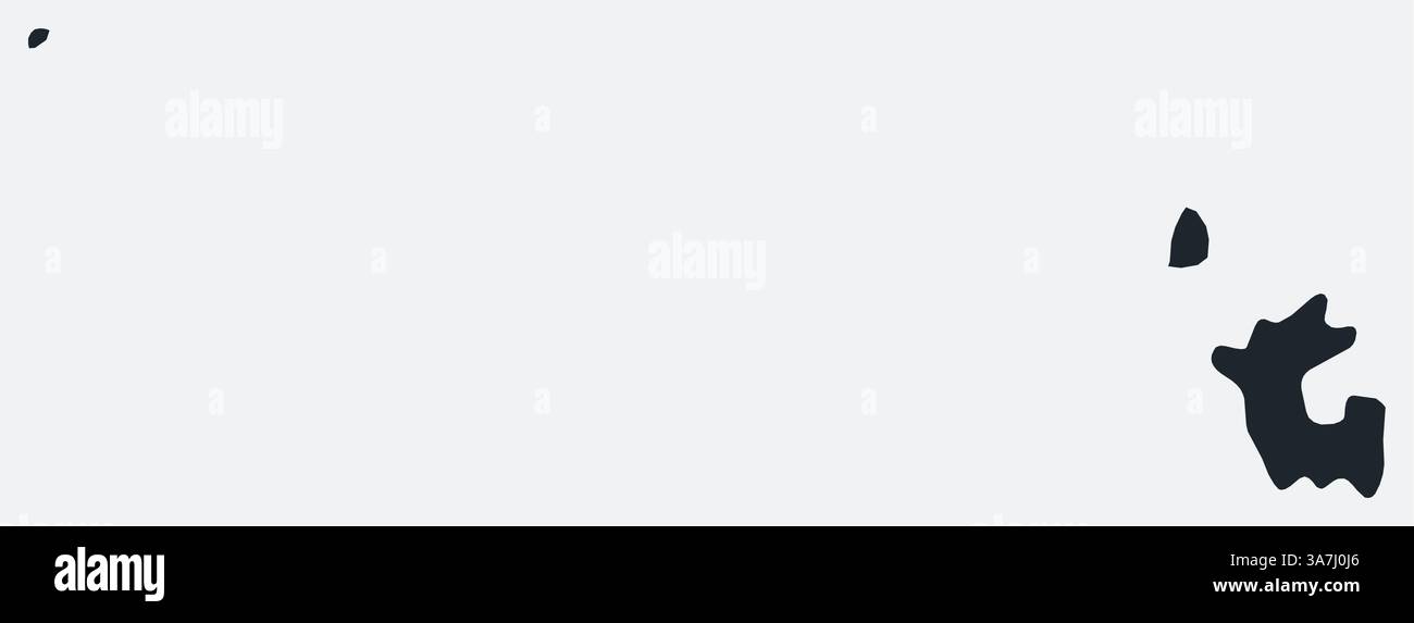 Dadra and Nagar Haveli map. Just a simple border map. Shape of the ...