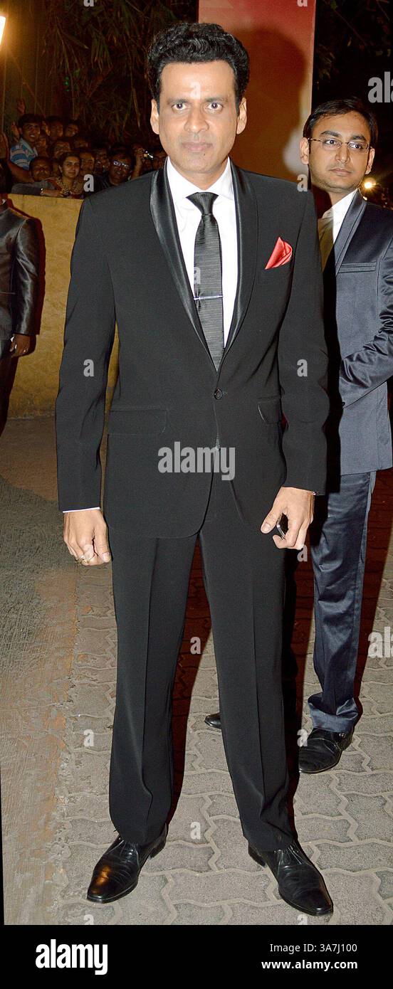 MUMBAI, INDIA - JANUARY 20: Manoj Bajpai during the 58th Idea Filmfare ...