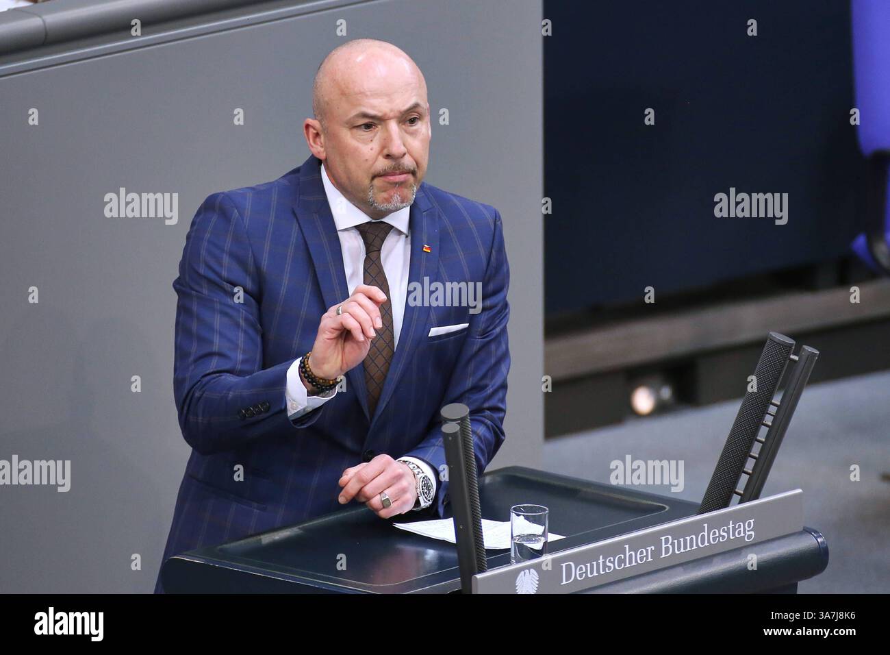 Berlin, Deutschland, 25.03.2025: Deutscher Bundestag: Konstituierende Sitzung des 21. Deutschen ...