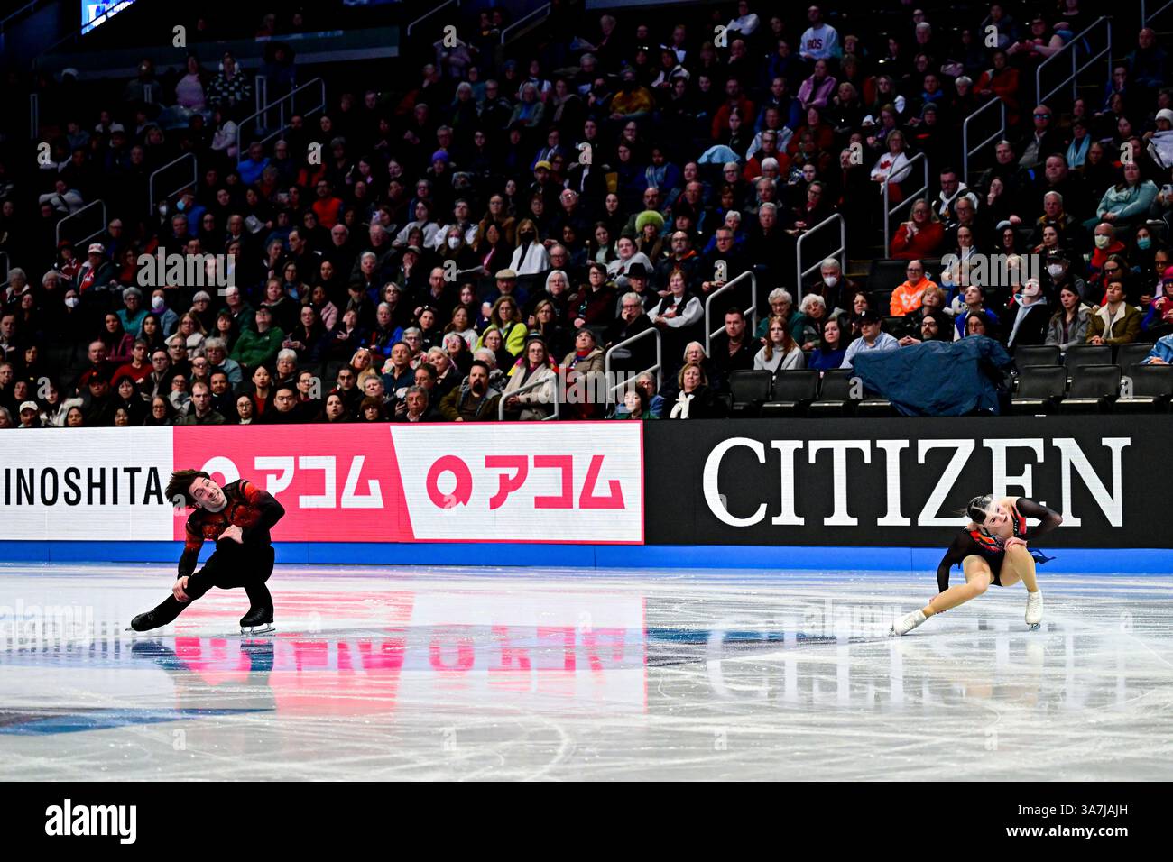 Kelly Ann LAURIN & Loucas ETHIER (CAN), during Pairs Short Program, at ...