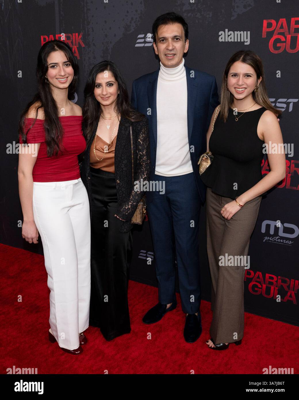 Los Angeles, California, USA. 26th Mar, 2025. (R-L) Nayla Punjabi ...