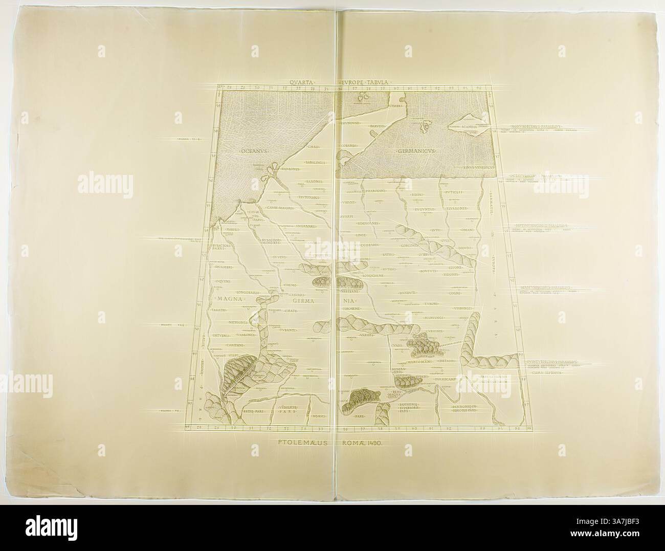 A historical map depicting the geographic region of the Nile River ...