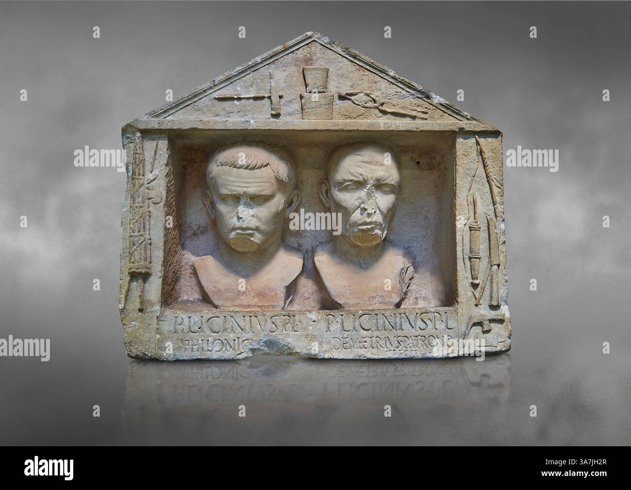 Roman freed slave tombstone hi-res stock photography and images - Alamy