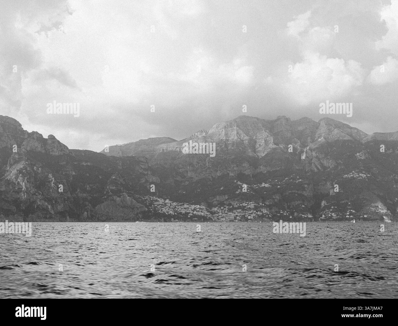 Amalfi coast in spring Black and White Stock Photos & Images - Alamy