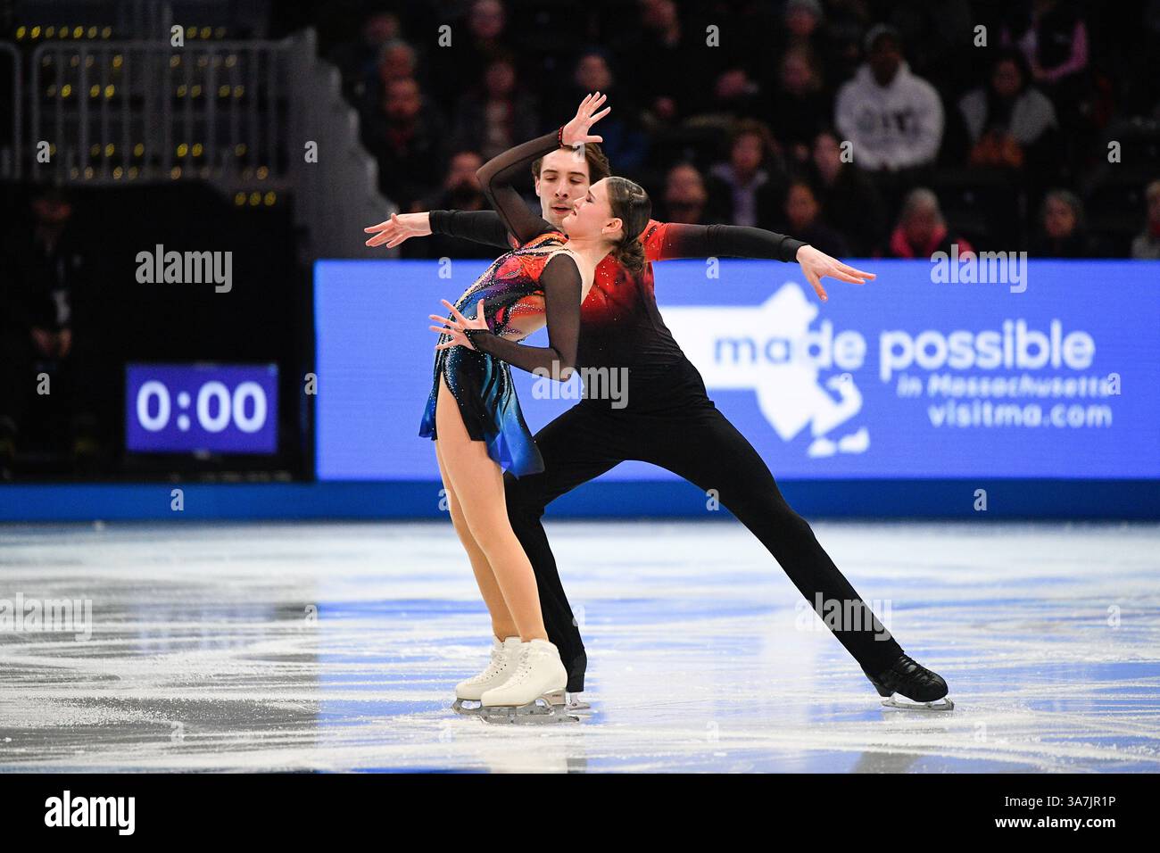 BOSTON, MA - MARCH 26: Kelly Ann Laurin and Loucas Ethier of Canada ...