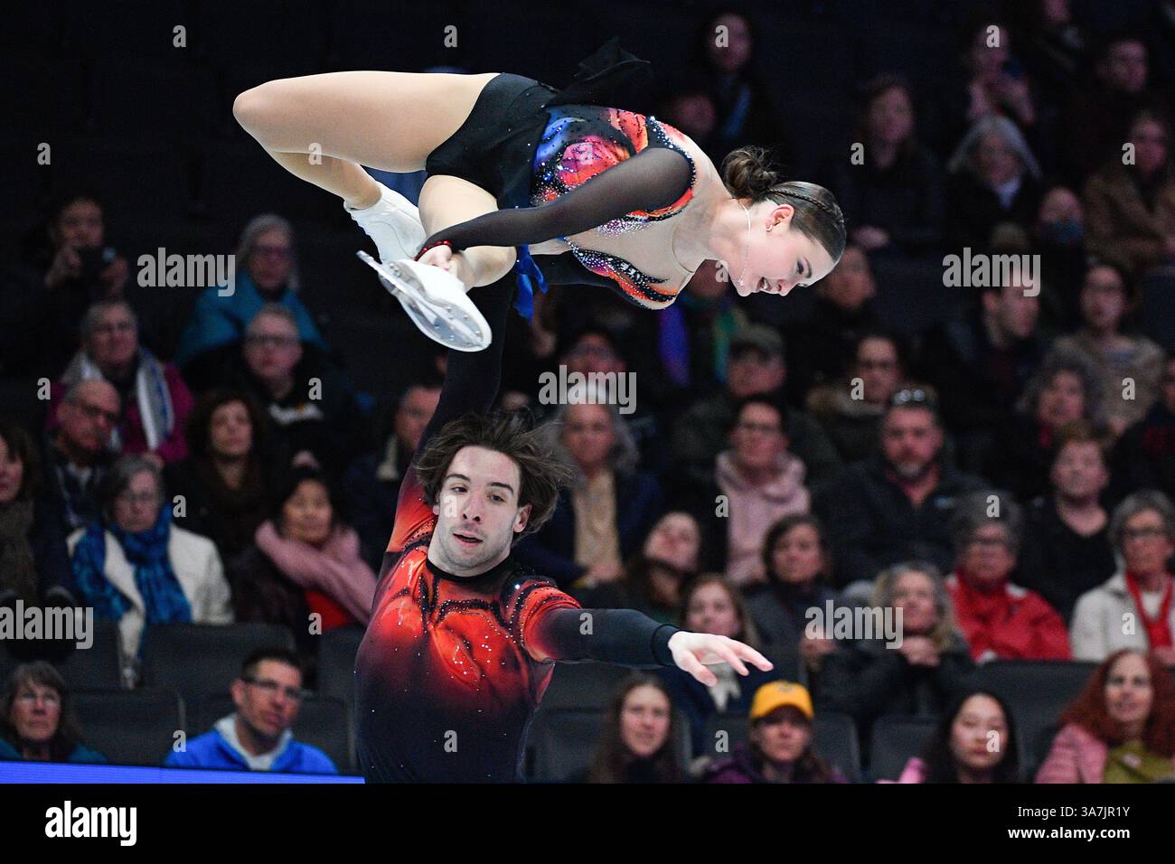 BOSTON, MA - MARCH 26: Kelly Ann Laurin and Loucas Ethier of Canada ...