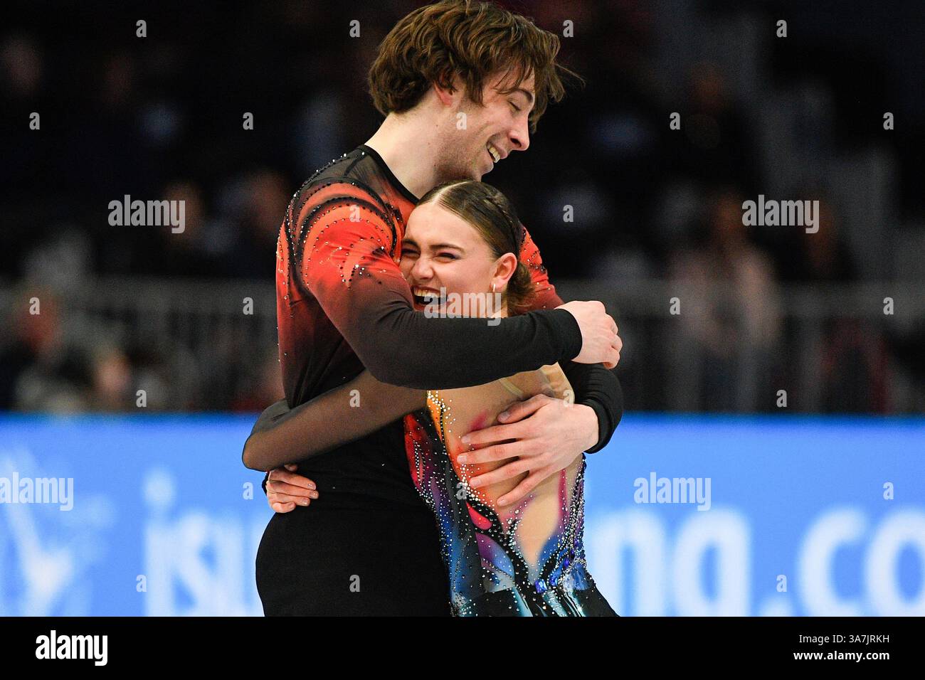 BOSTON, MA - MARCH 26: Kelly Ann Laurin and Loucas Ethier of Canada ...
