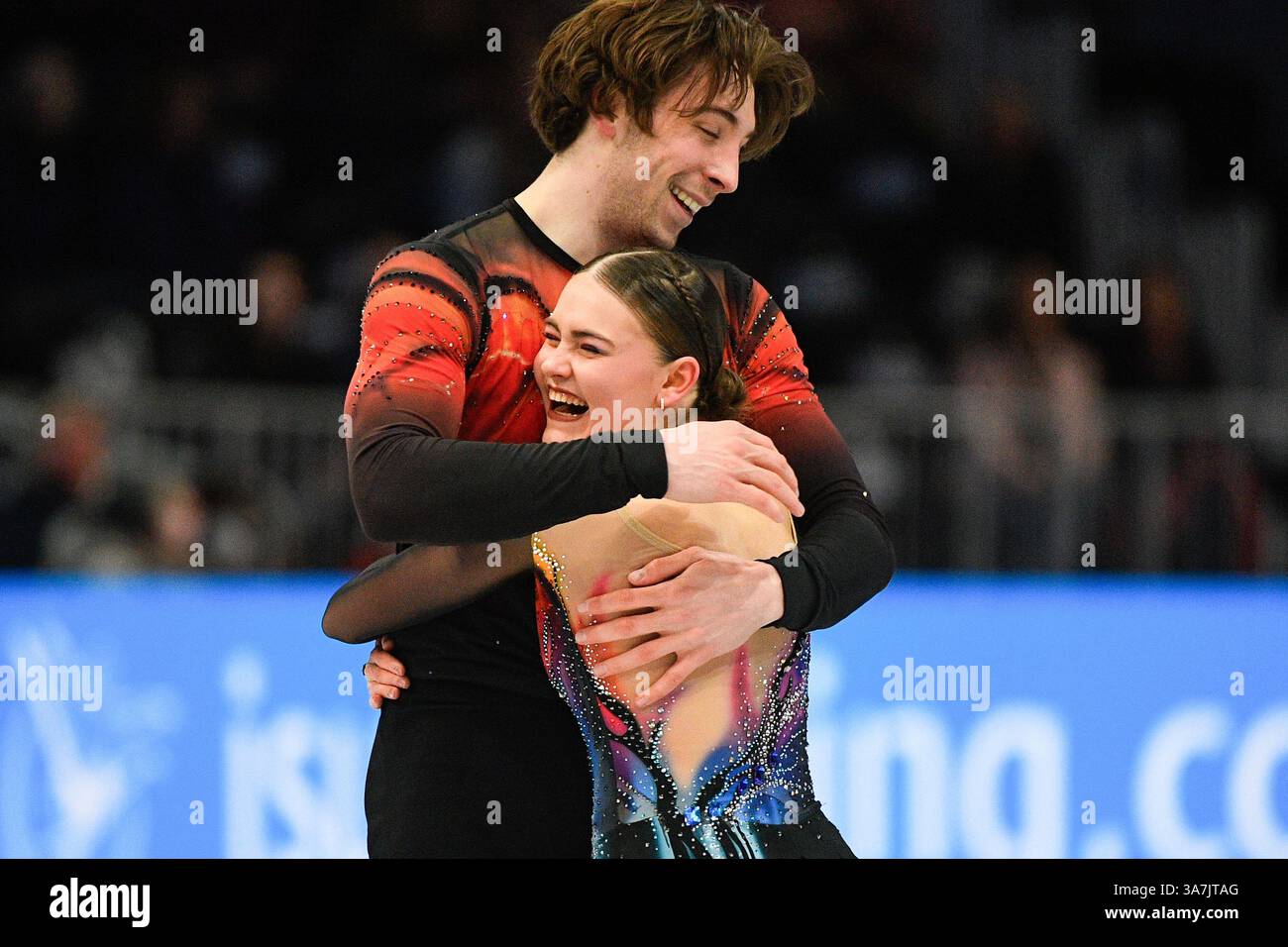 BOSTON, MA - MARCH 26: Kelly Ann Laurin and Loucas Ethier of Canada ...