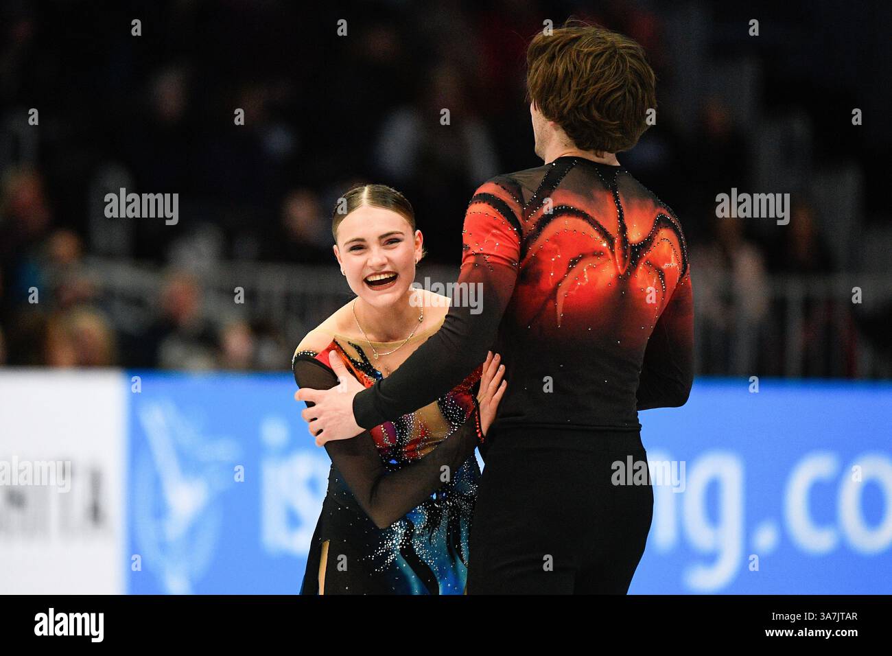 BOSTON, MA - MARCH 26: Kelly Ann Laurin and Loucas Ethier of Canada ...