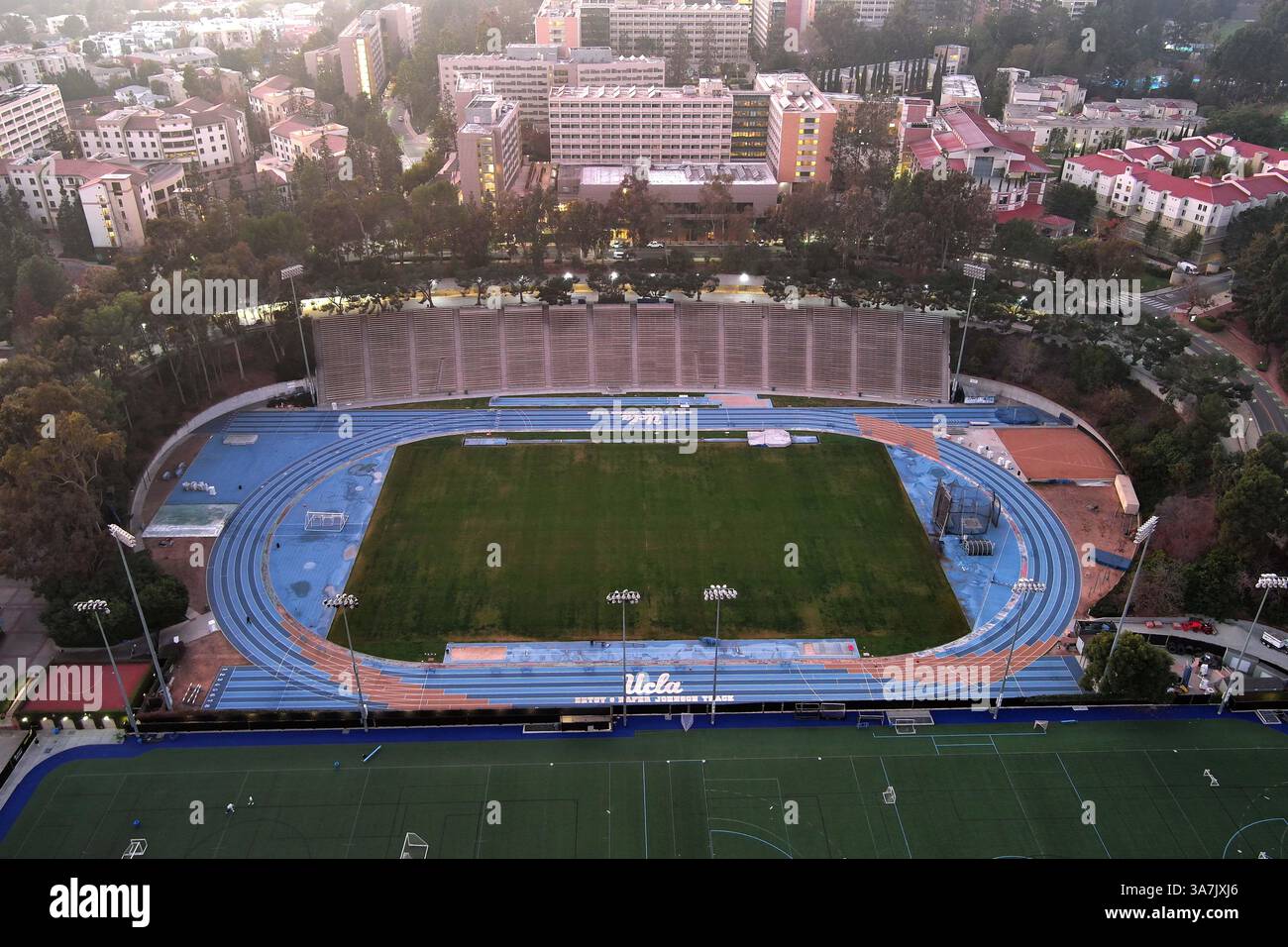 Los Angeles, United States. 29th Dec, 2024. A general overall aerial ...