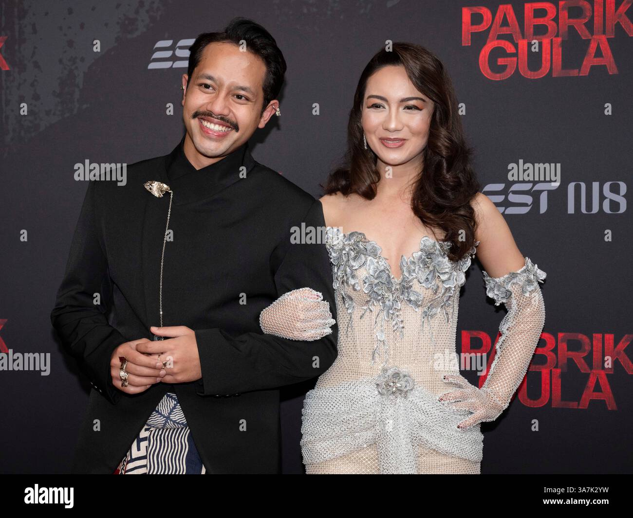 March 26, 2025, Los Angeles, California, USA: Bukie B Mansyur and Ersya ...