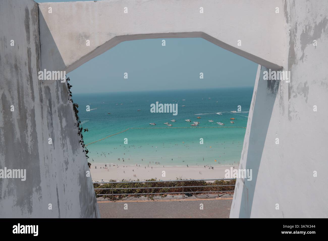 A Stunning and Scenic Beach View, Beautifully Framed By Unique ...