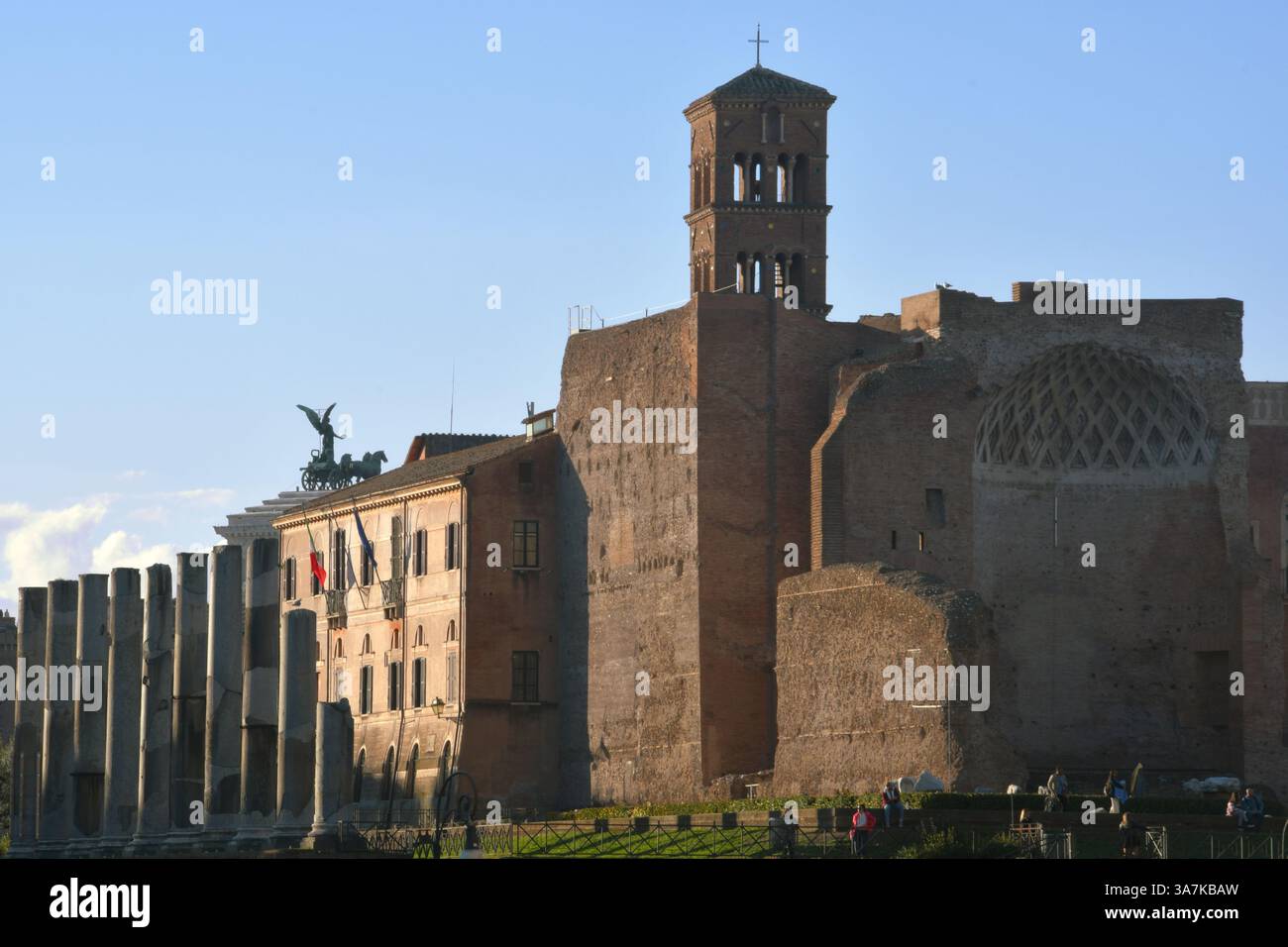 Ancient roman structures stand hi-res stock photography and images - Alamy