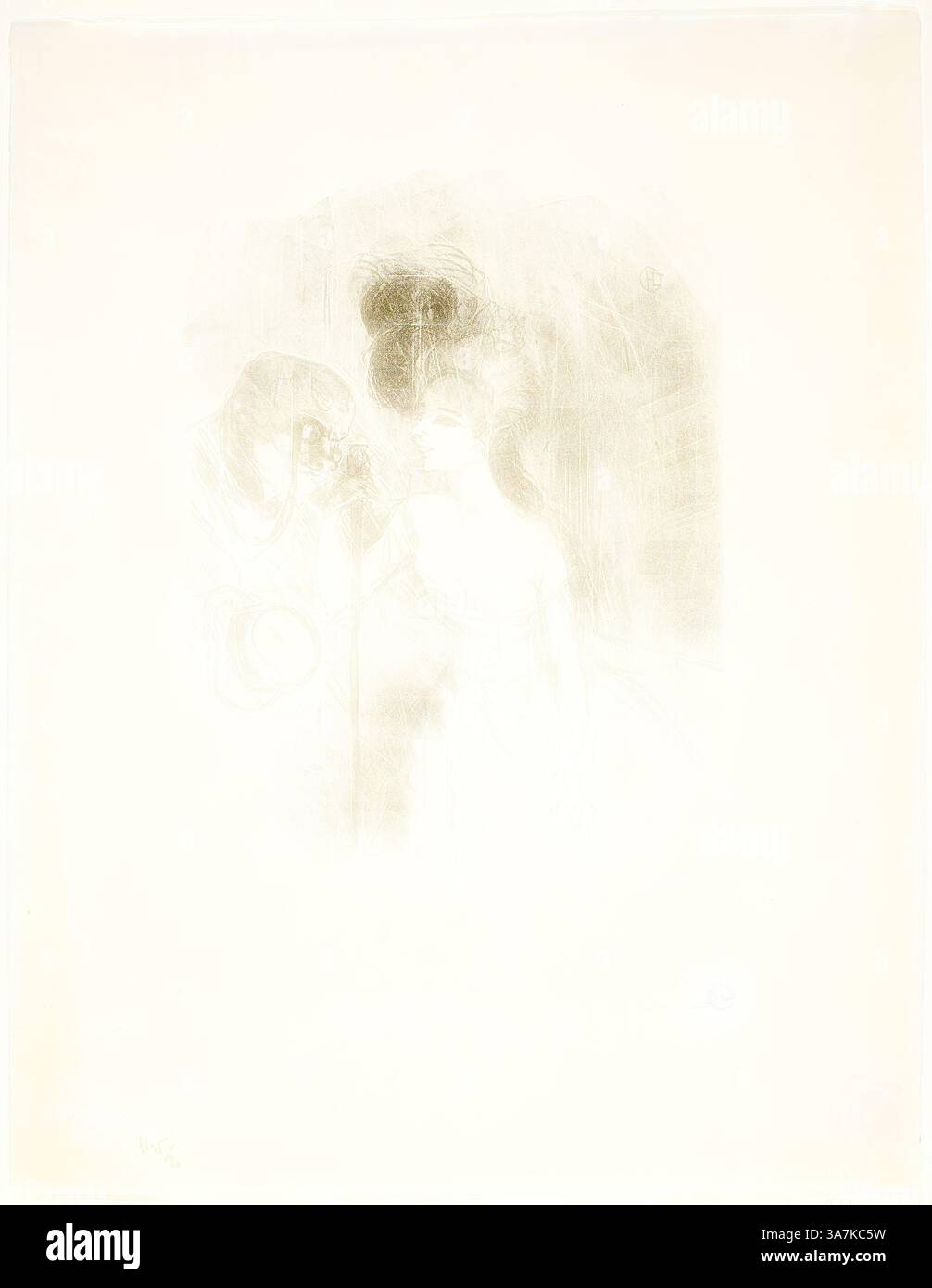 A delicate scene captures a figure in a flowing gown, engaging with ...