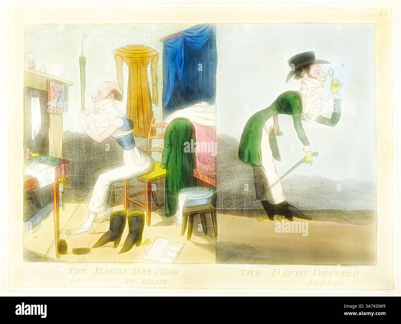 A humorous illustration contrasting the casual, relaxed attire of a ...