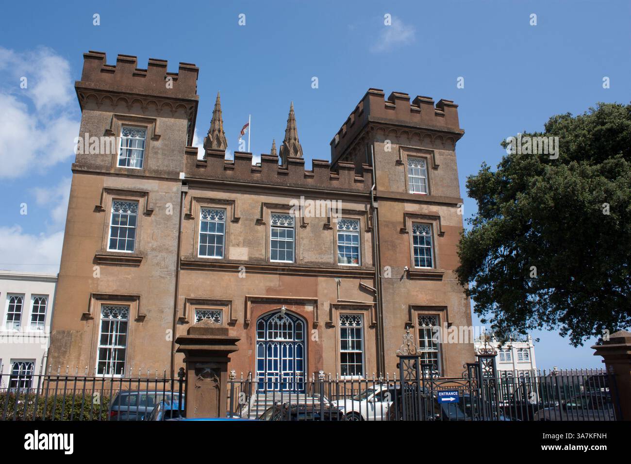 Guernsey. Channel Islands. Saint Peter Port. Architecture. Elizabeth ...