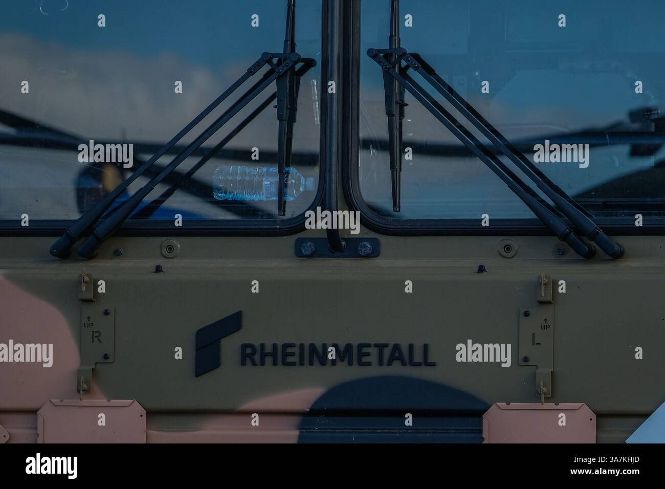 Rheinmetall MAN Military Vehicle seen at the outdoor Air Force and ...