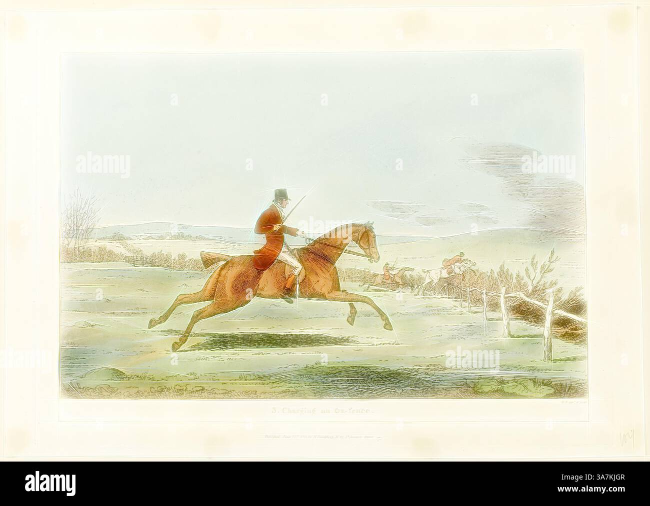 Horseman in vibrant attire gallops across hi-res stock photography and ...