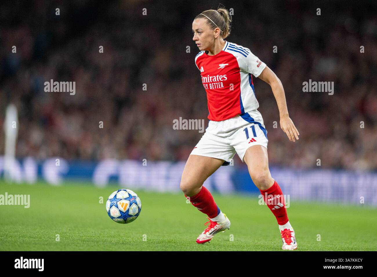 London, UK. 26th Mar, 2025. Katie McCabe of Arsenal Women during the ...