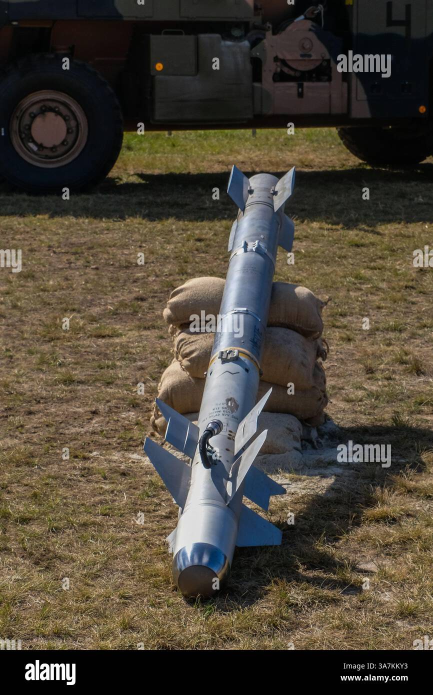 Short-range infrared air-to-air missile, the R.550 Magic is seen at the ...