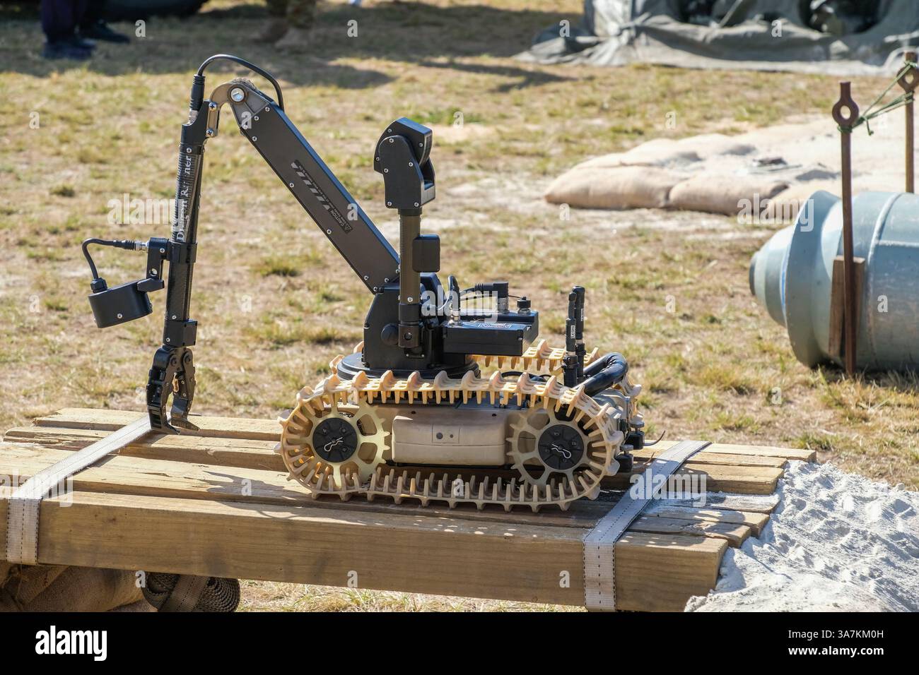 Dragon Runner 10 (DR-10) Micro Unmanned Ground Vehicle is seen at the ...