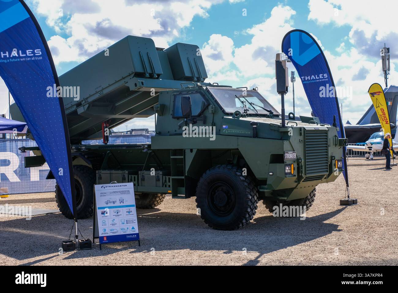 StrikeMaster, Bushmaster variant carrying a launcher for a pair of anti ...