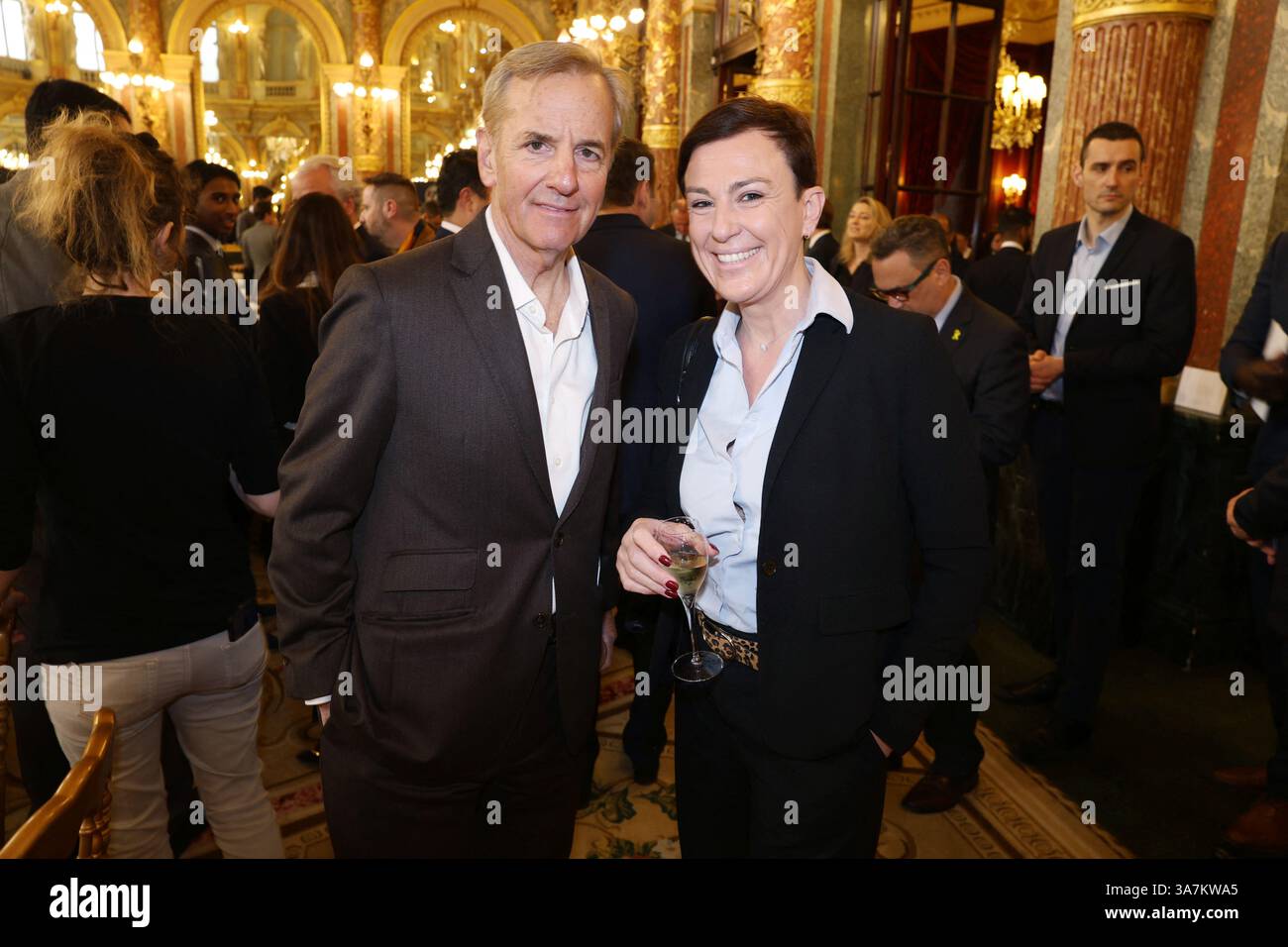 Paris, France. 27th Mar, 2025. Exclusive - Bernard de La Villardiere ...