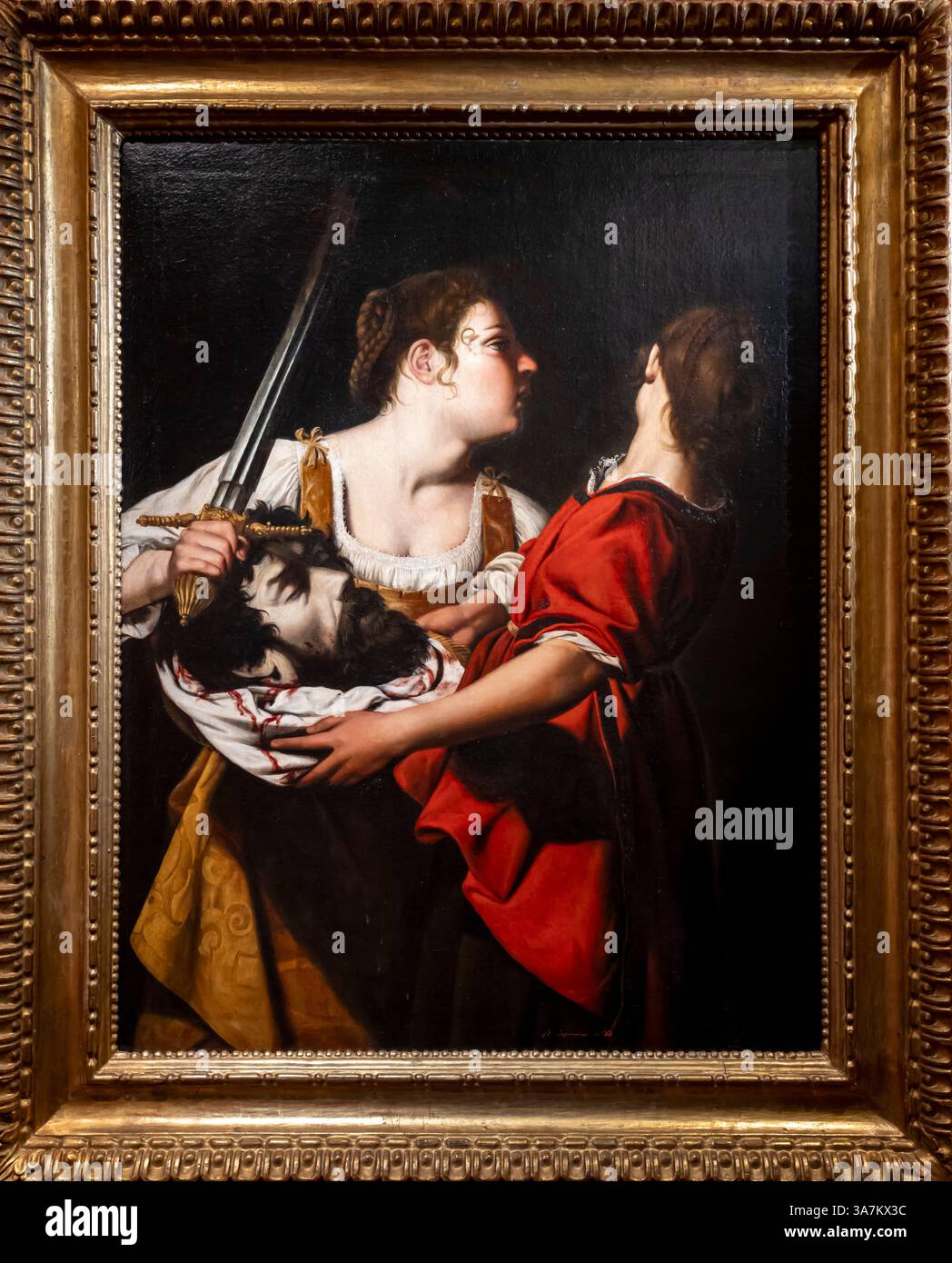 Paris, France - 03 22 2025: André Jacquemart Museum. Judith and her ...