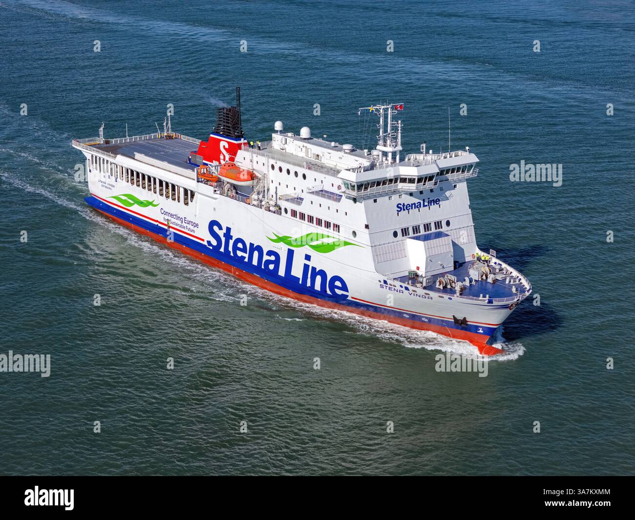 Stena Vinga, a Stena Line cross-Channel ferry chartered by DFDS to ...