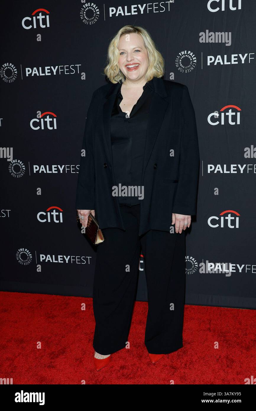 March 26, 2025, Los Angeles, California, USA: Elisabeth Moss at the ...