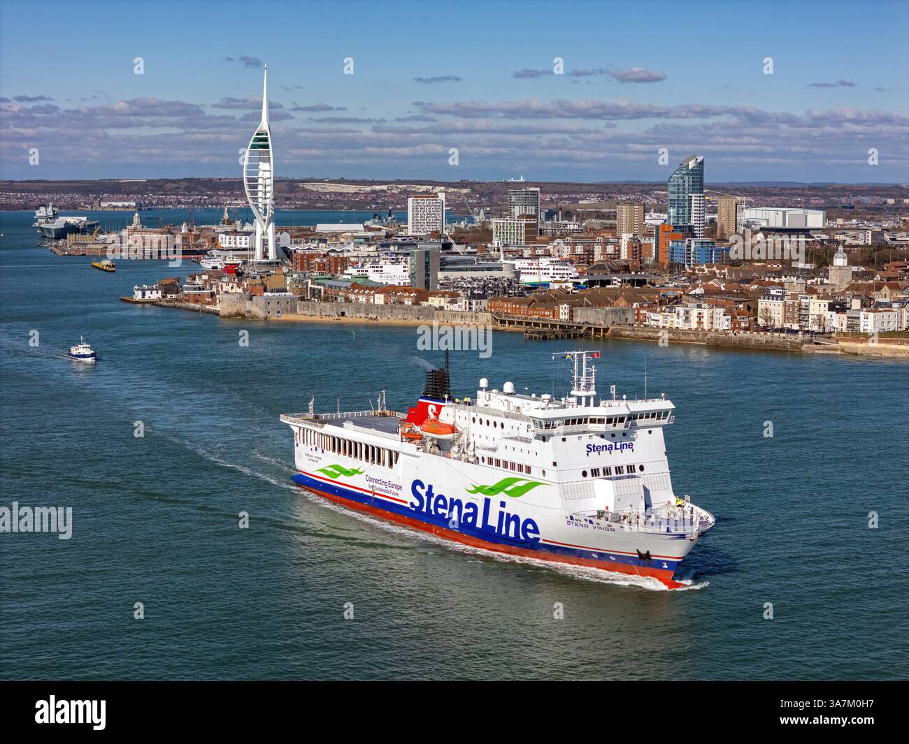 Stena Vinga, a Stena Line cross-Channel ferry chartered by DFDS to ...