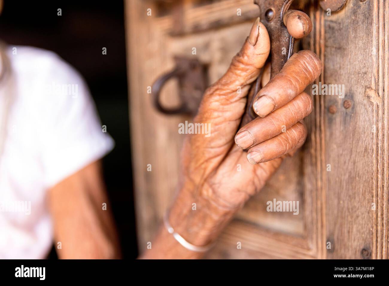 Woman from a Lanjia Saura tribe in Orissa, India, with face tattoos and ...