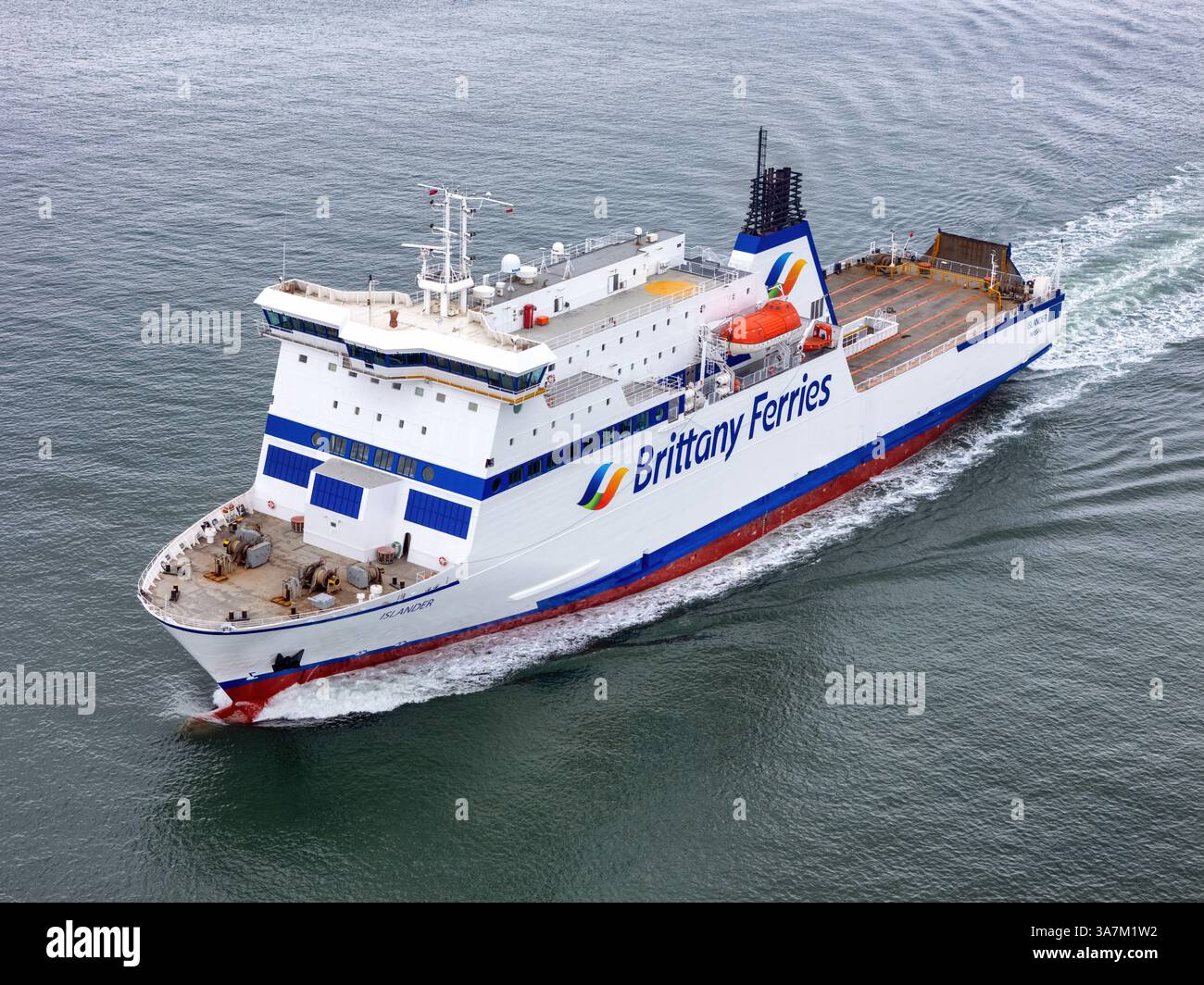 Islander, a cross-Channel ferry operated by Brittany Ferries between ...