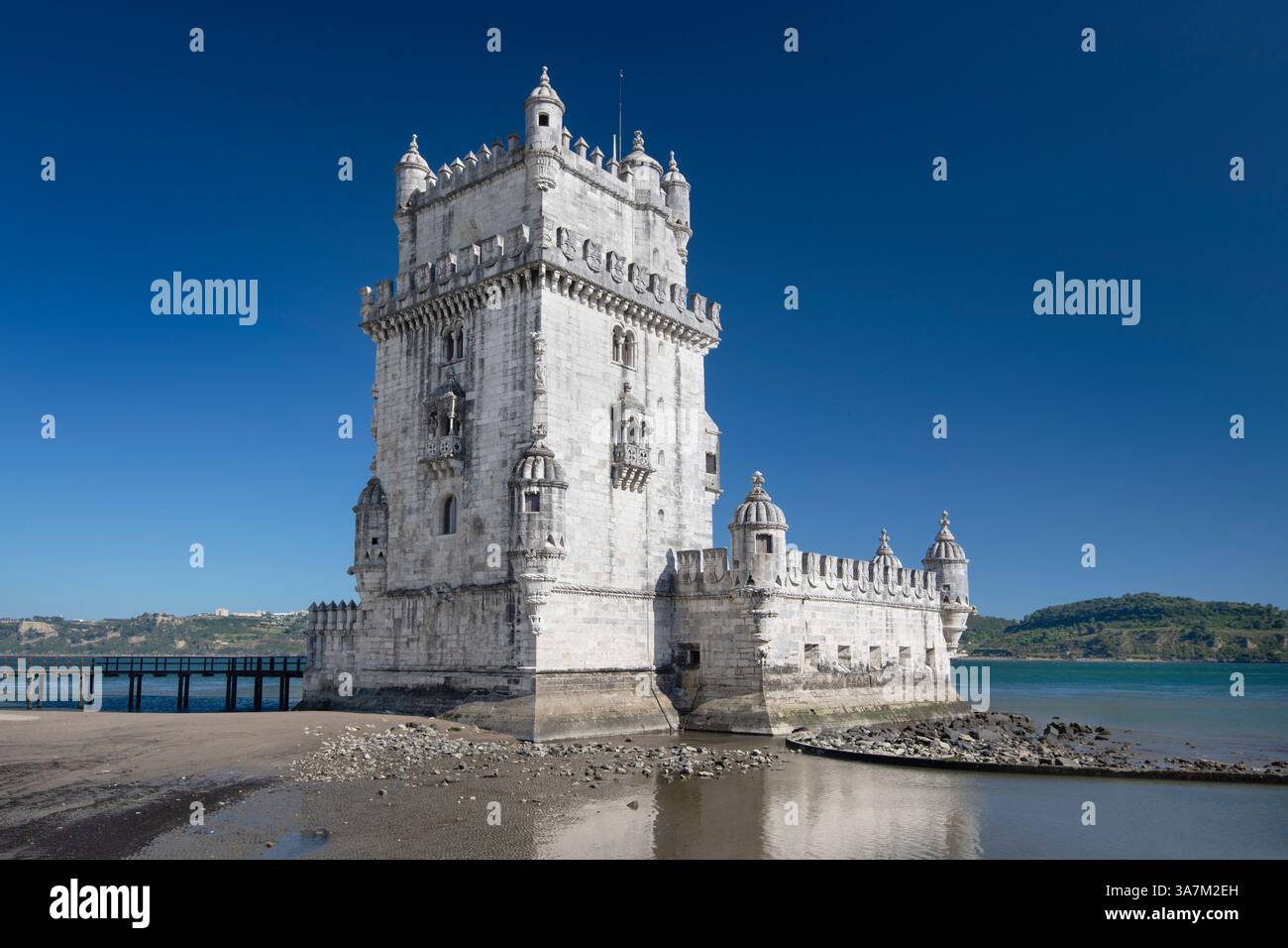 Portugal, Lisbon, Belem Tower, 16th-century fortification that served ...