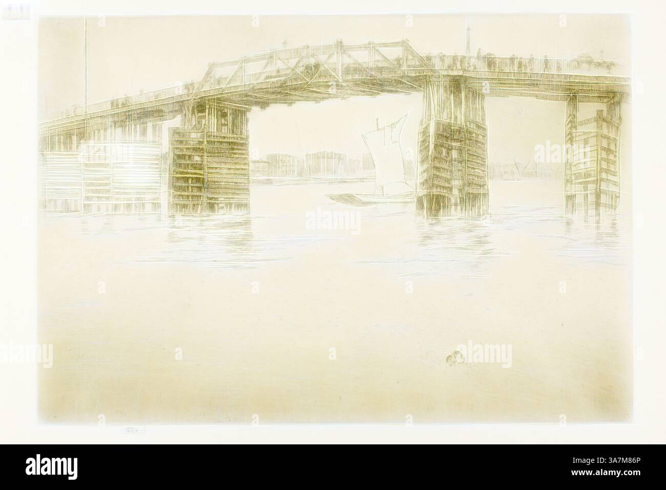 Faint outlines of distant boats hi-res stock photography and images - Alamy