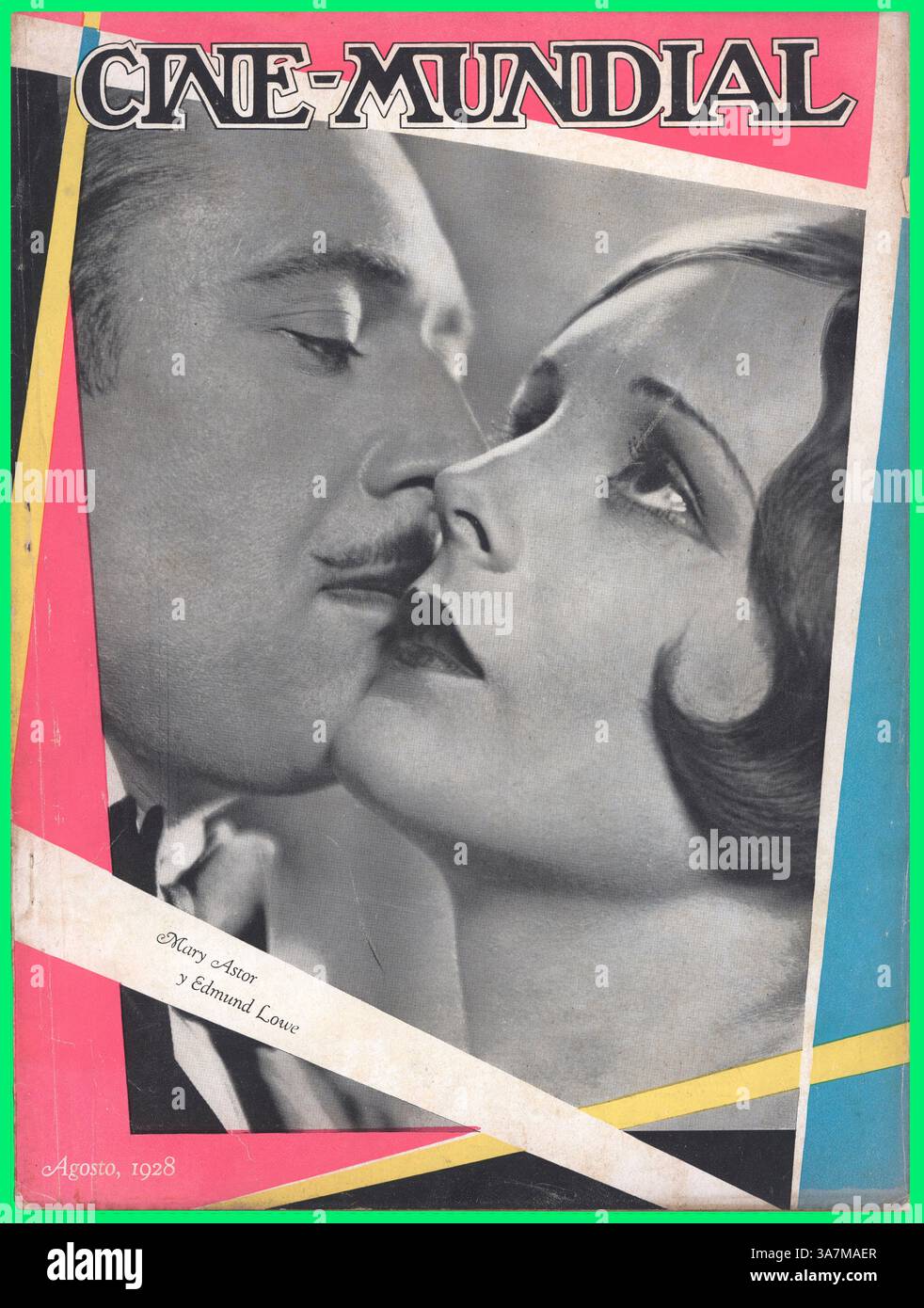 Portada de la revista Cine Mundial, con Mary Astor (1906-1987), actriz ...