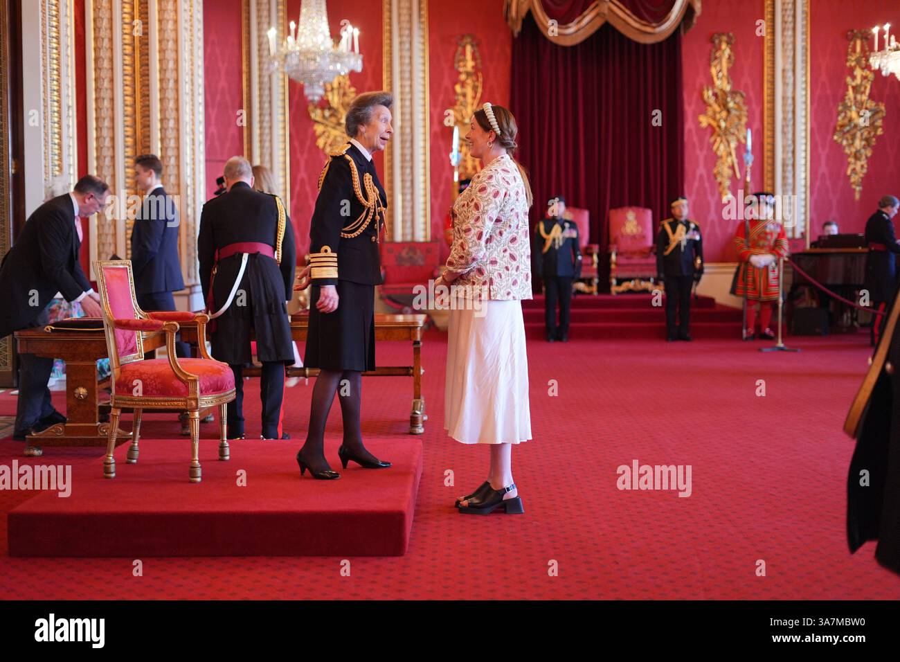 Miss Georgina Brayshaw, from Wallingford, is made a Member of the Order ...