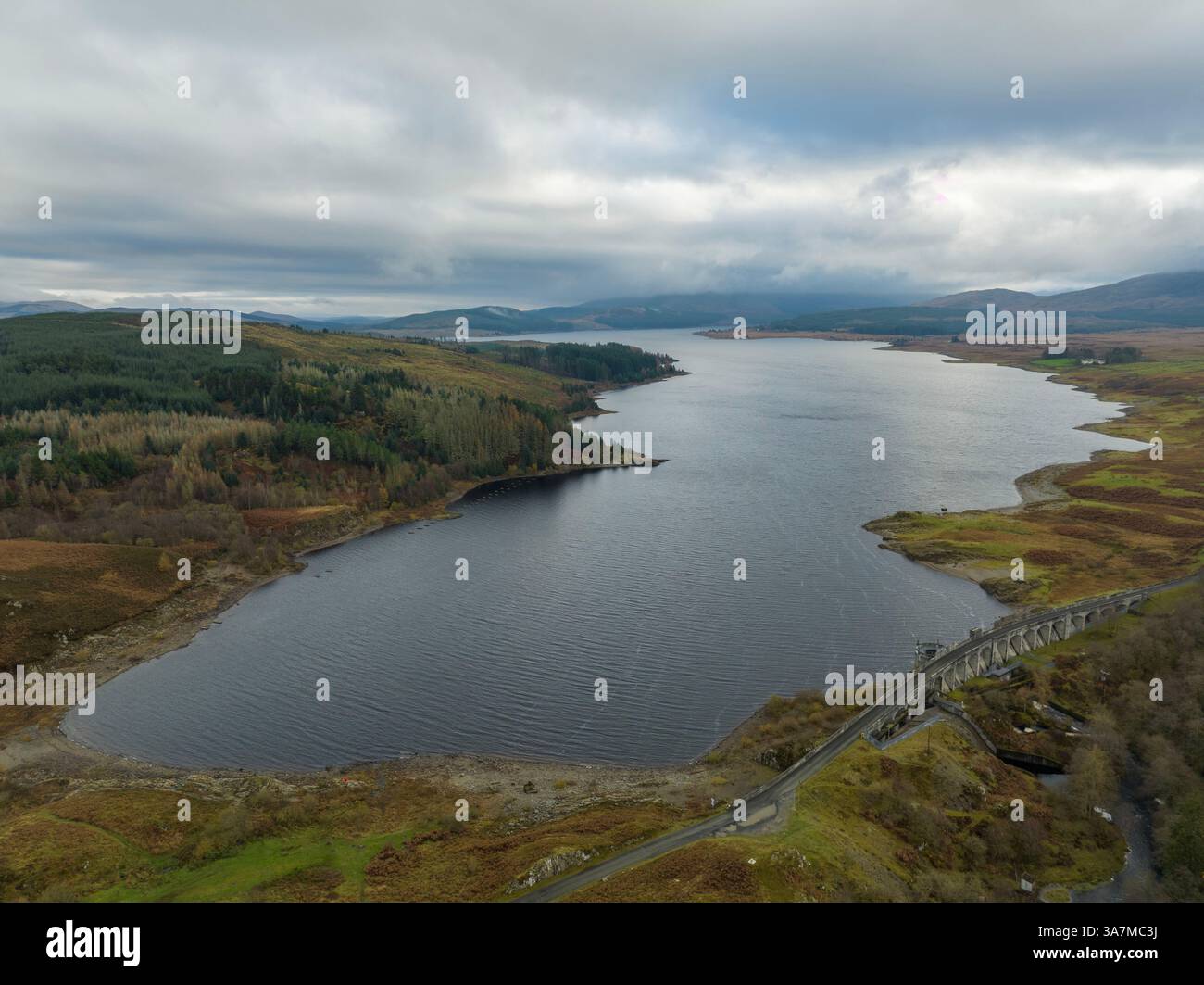 The northern shore of Loch Doon in Carrick, Scotland Stock Photo - Alamy
