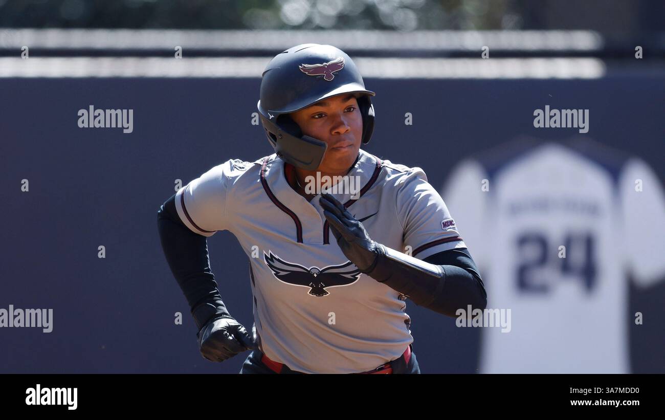 UMES second baseman Clarke Calvin (3) during an NCAA softball game ...