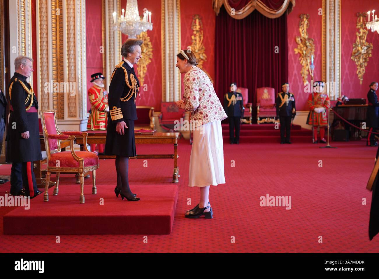Miss Georgina Brayshaw, from Wallingford, is made a Member of the Order ...